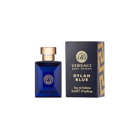 DYLAN BLUE MINIATURA EDT 5ML - VERSACE - Perfumeria Yessenia